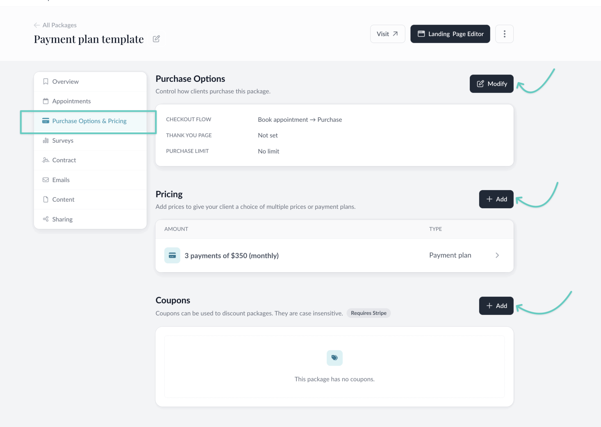 Packages - Paperbell Support