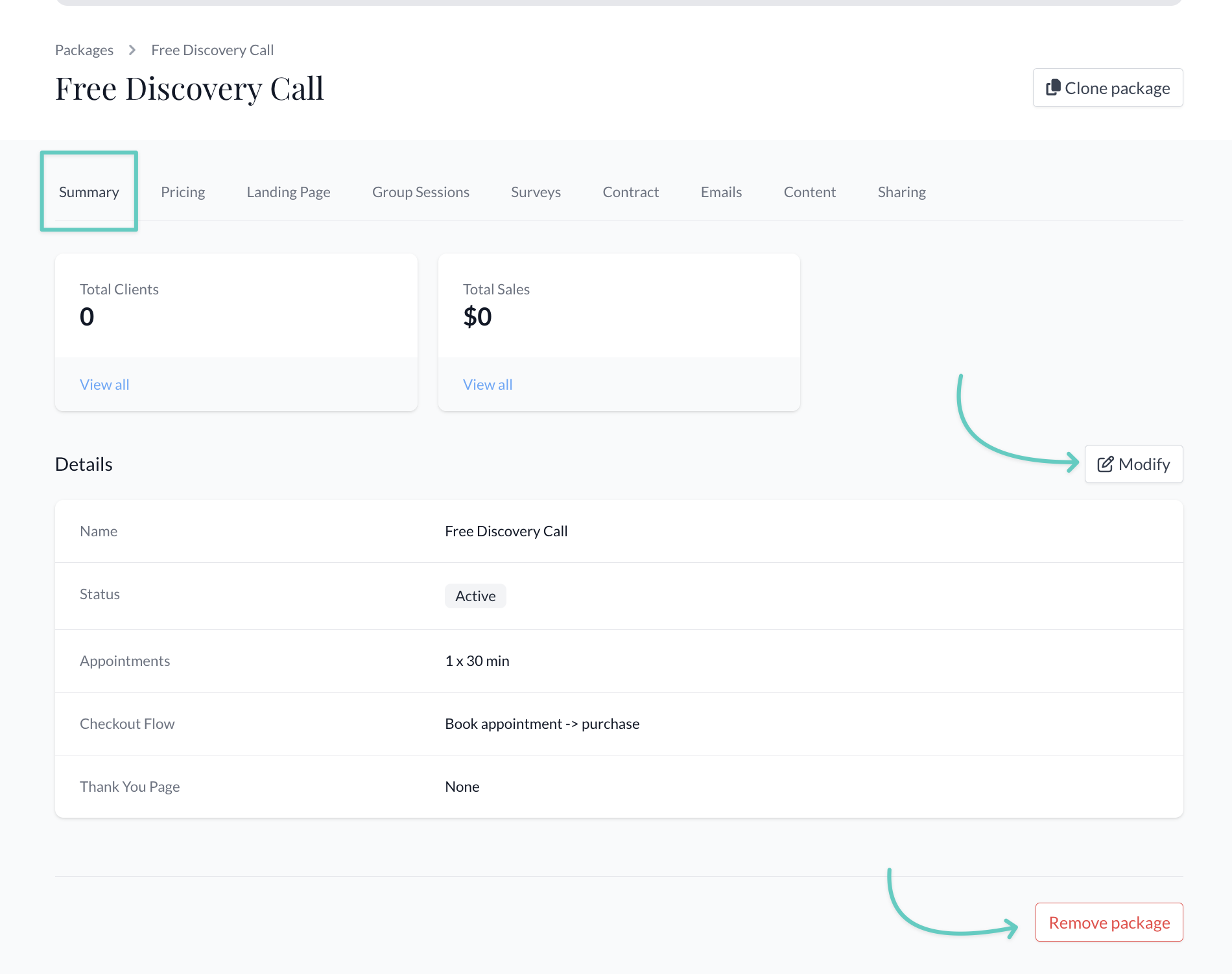 Packages - Paperbell Support