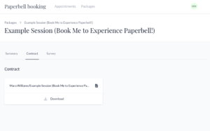 Contracts - Paperbell Support
