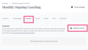 Contracts - Paperbell Support