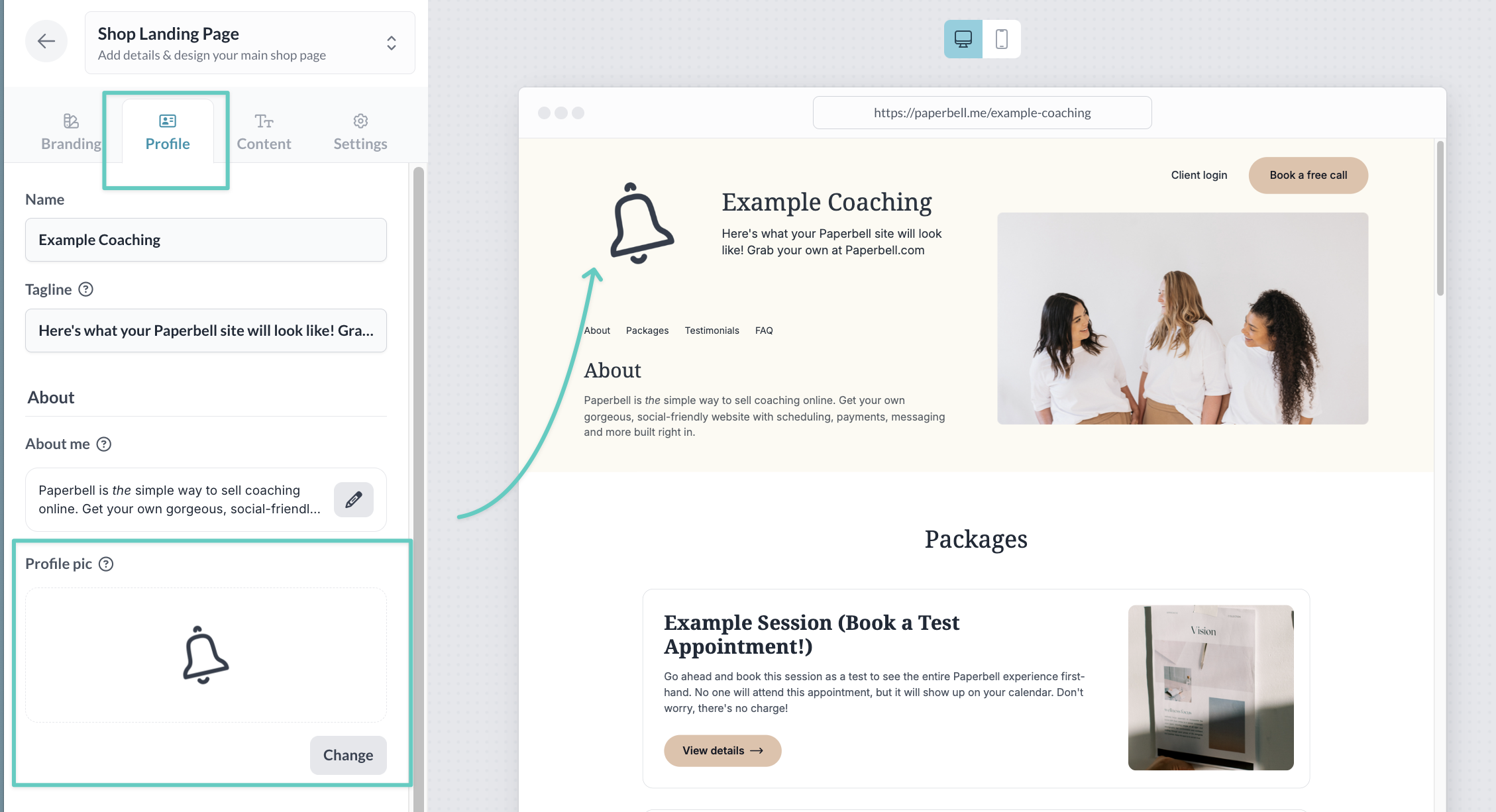 How do I add my logo and images to my homepage and package pages ...