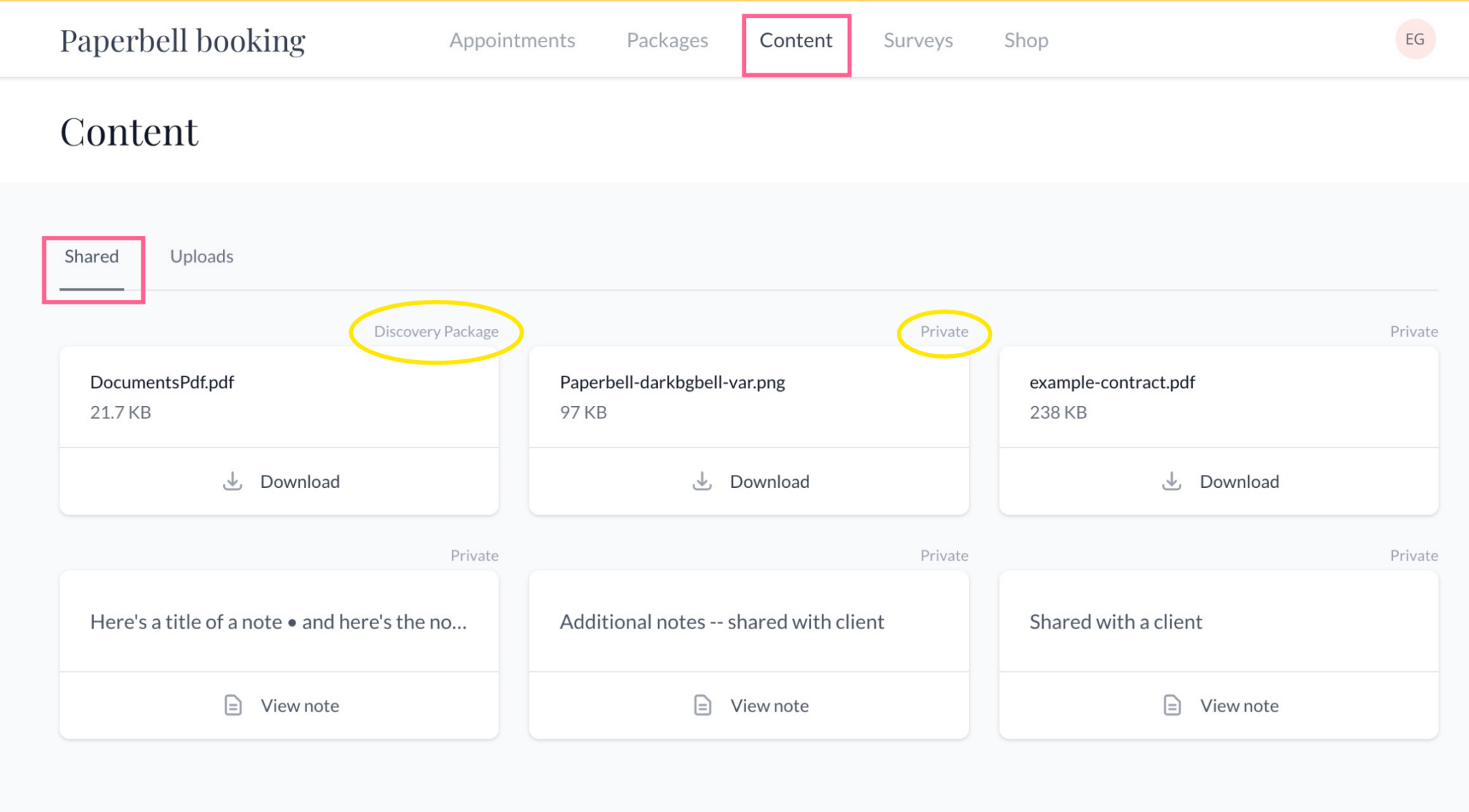 Clients - Paperbell Support