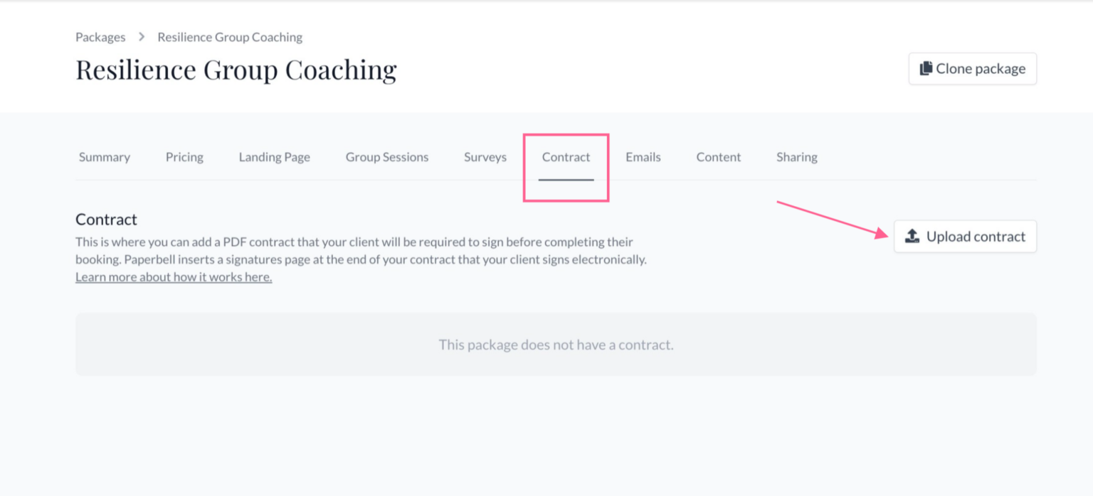 Contracts - Paperbell Support