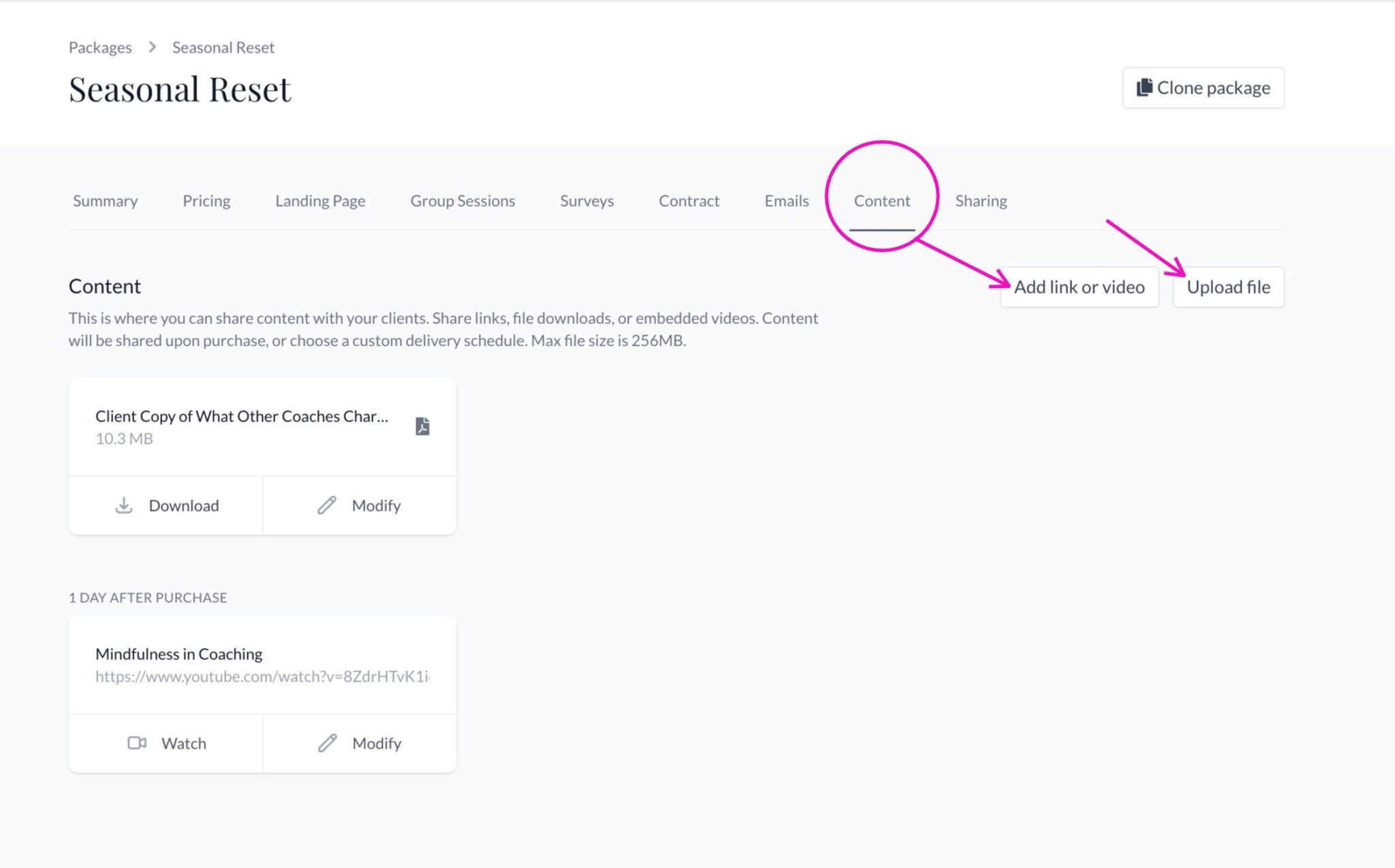 Packages - Paperbell Support