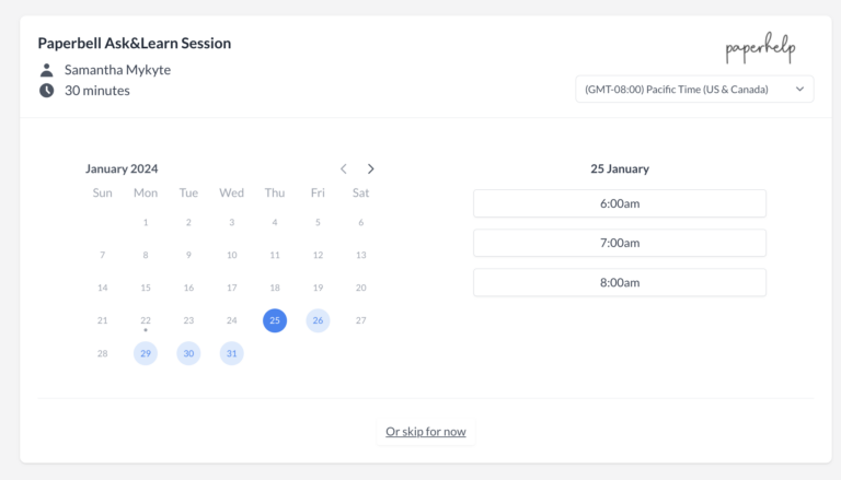 Your Client's Experience - Paperbell Support