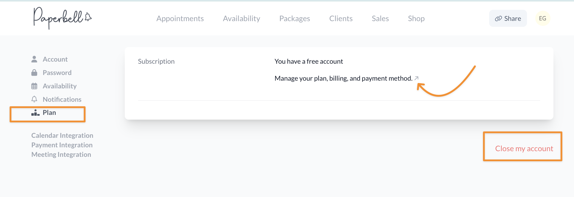 How do I switch my Paperbell subscription from annual to monthly (or the other way around ...