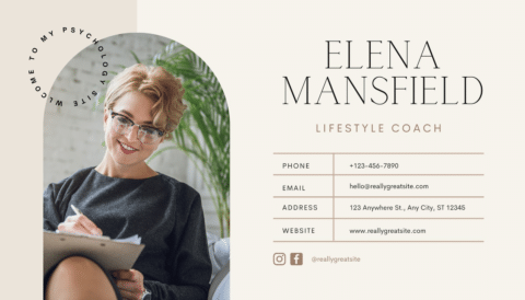 How to Create Life Coach Business Cards (with Examples)