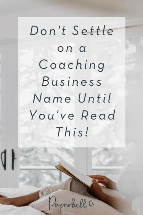 Don’t Settle on a Coaching Name Until You’ve Read This