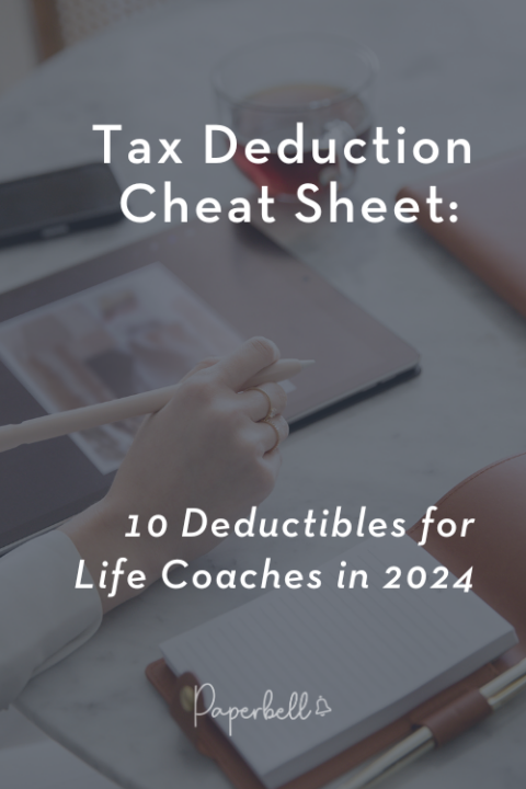 Tax Deduction Cheat Sheet For Busy Coaches