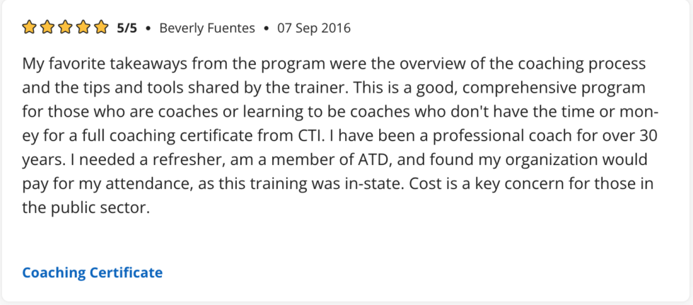 Real Stories from Coaches Certified by the Association for Talent ...