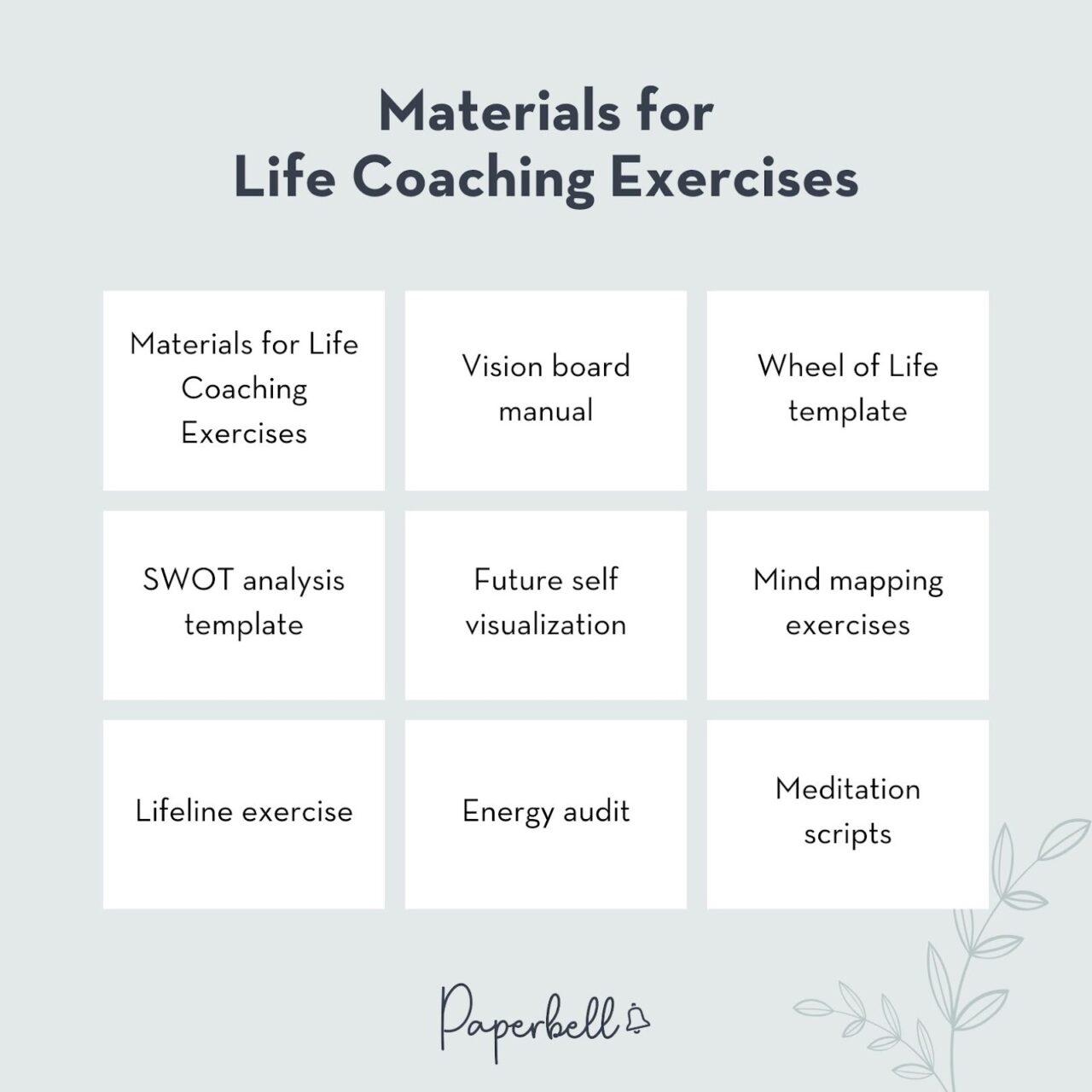 The Ultimate List of Life Coach Materials