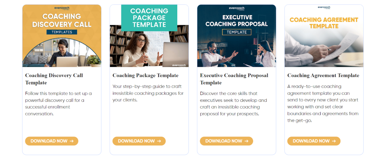 Top Coaching Program Templates (Free and Paid)