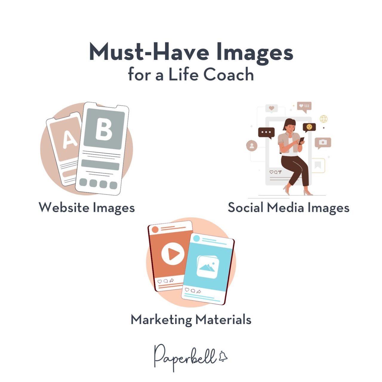 3 Types of Life Coaching Images for a Strong Online Presence